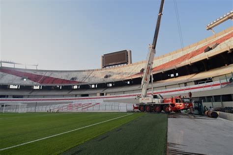 fotos de la ampliación del estadio Monumental Infobae