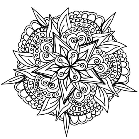 Drawing Mandala Design Free Image On Pixabay