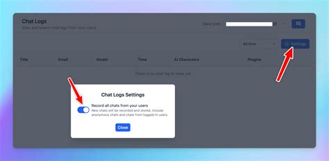 View And Export User Chat Logs