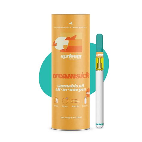 Ayrloom Orange Creamsicle Disposable Vape Hybrid 05g Flynnstoned