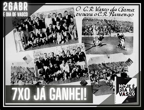 Vasco 7 x 0 Flamengo a história da maior goleada do Clássico dos Milhões