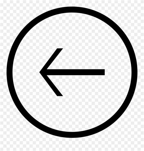 Back Left Arrow Circular Button Comments Clipart 2509034 PinClipart