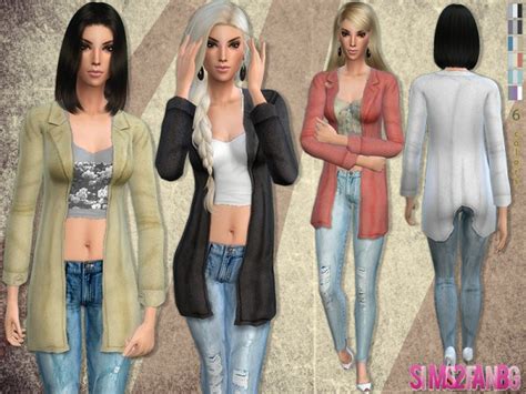 The Sims Resource 57 Casual Outfit By Sims2fanbg • Sims 4 Downloads