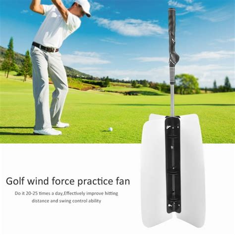 Wind Trainer Fan Trainer Humanized Golfers Indoor Outdoor Course For