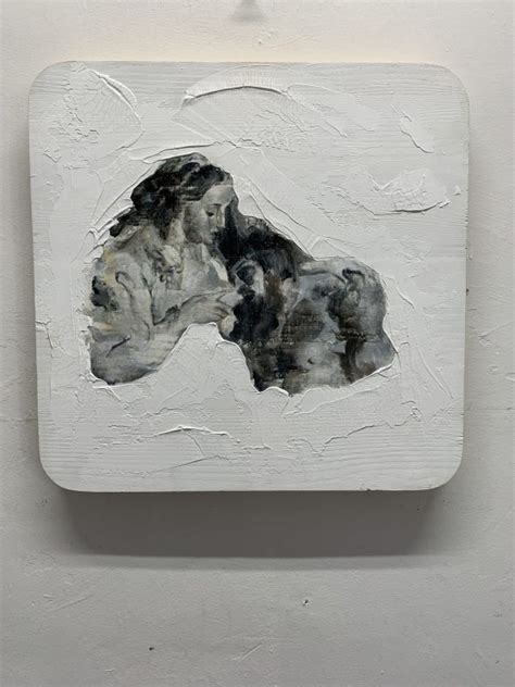 Untitled Encausto On Board 40×40 2019 Virtual Gallery Global