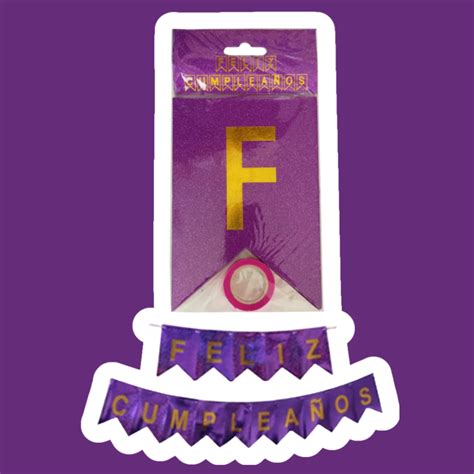 BANDERÍN FELIZ CUMPLEAÑOS Manualidades Decorama