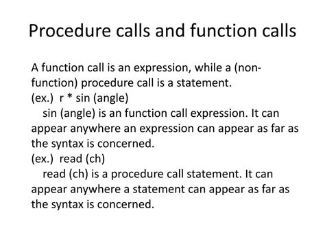 Ppt Principles Of Programming Languages 4 Parameter Passing Scope Rules Powerpoint