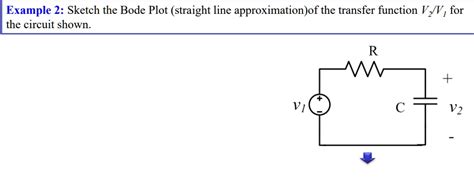 Example 2 Sketch The Bode Plot Straight Line Approximation Of The
