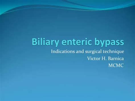 Ppt Biliary Enteric Bypass Powerpoint Presentation Free Download Id1266044 Ppt Biliary Enteric Bypass Powerpoint Presentation Free Download Id1266044