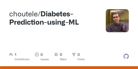 github choutele diabetes prediction using ml