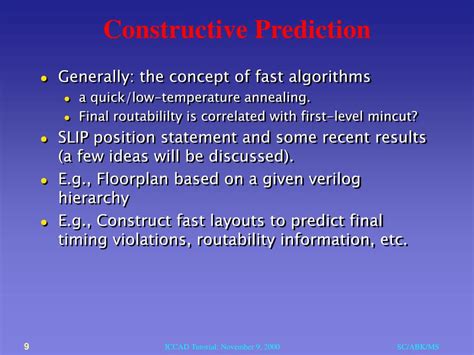 Ppt Modern Physical Design Algorithm Technology Methodology Part Ii