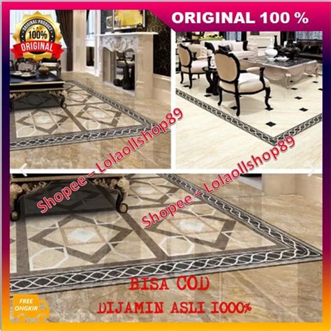 Jual Stiker Lantai Wallpaper Lis Border Sticker Dinding Lantai Granit Keramik Kaca Trik Ruangan