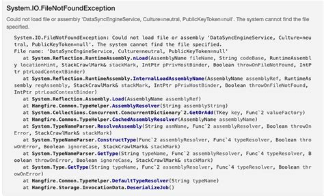 Net Core And Hangfire System Io Filenotfoundexception Bug