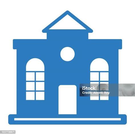 Sekolah Tempat Mengajar Ikon Universitas Ilustrasi Stok Unduh Gambar