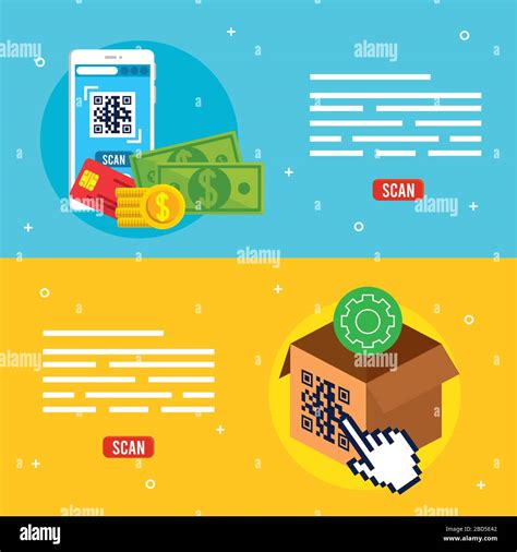 Qr Code Inside Smartphone And Box Vector Design Stock Vector Image Art Alamy