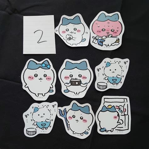 【未使用】2 ちいかわ ダイカットステッカーセット3 ステッカー シール ダイカット セット まとめ ほめられリボン ハチワレ なんとかバニア