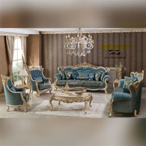 Jual Kursi Sofa Ruang Tamu Ukir Klasik Mewah Model Terbaru Kayu Jati