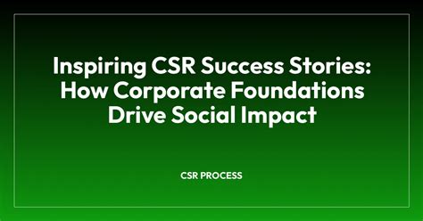 Csr Process Csr Education