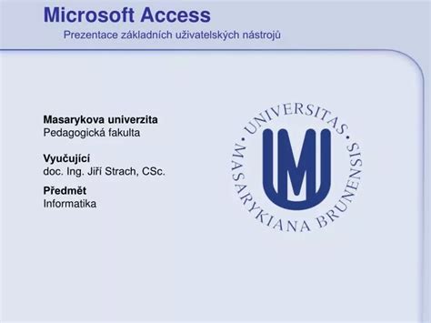 Ppt Microsoft Access Powerpoint Presentation Free Download Id4887563
