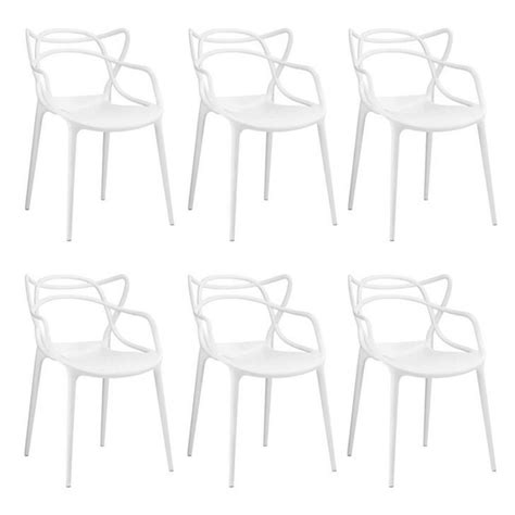 Kit 6 Cadeira Allegra Sala De Jantar Branco Em Promoção Na Americanas
