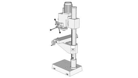 3d Milling Machine Model Turbosquid 1333706