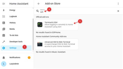 How To Enable Ssh On Home Assistant — Lazyadmin