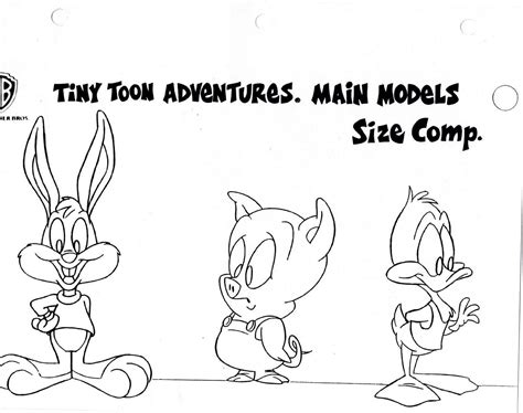 Tiny Toons Model Sheets Sketchbook 2098676695