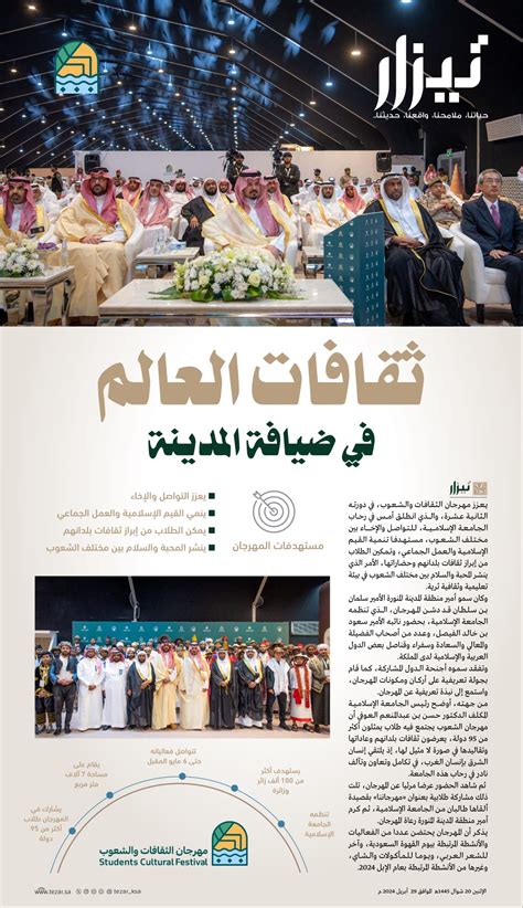 ثقافات العالم ‏في ضيافة المدينة صحيفة تيزار
