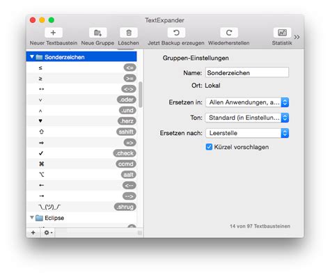 TextExpander Meine Snippets Zum Schnelleren Schreiben
