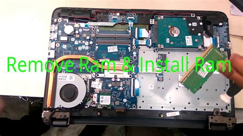 How To Upgrade Hp Ay Tu Laptop Ram No Display Fix Youtube