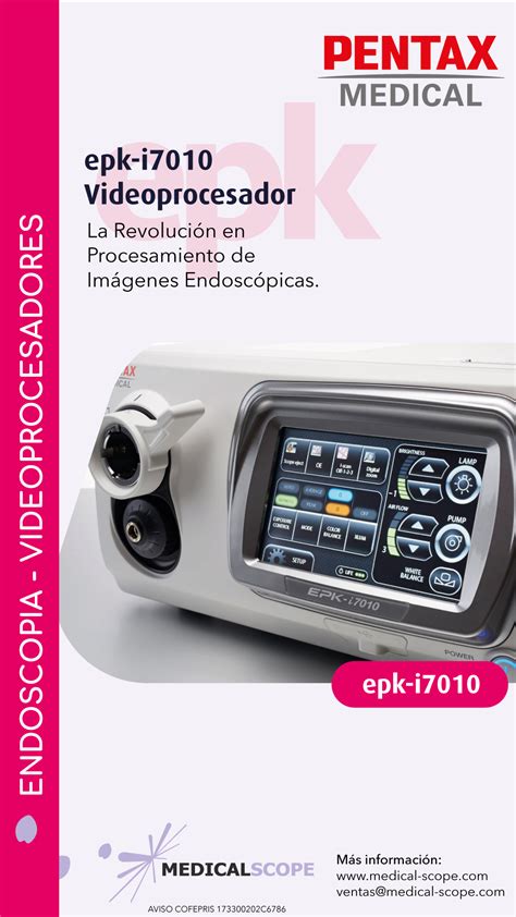 Medical Scope Epk I7010 La Revolución En Procesamiento De Imágenes
