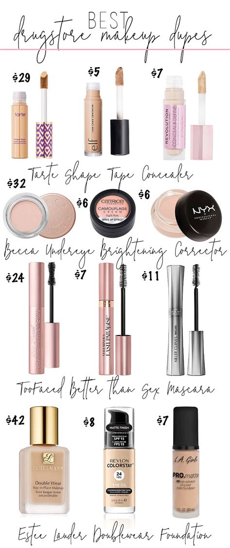 Best Dupes For High End Makeup Mugeek Vidalondon