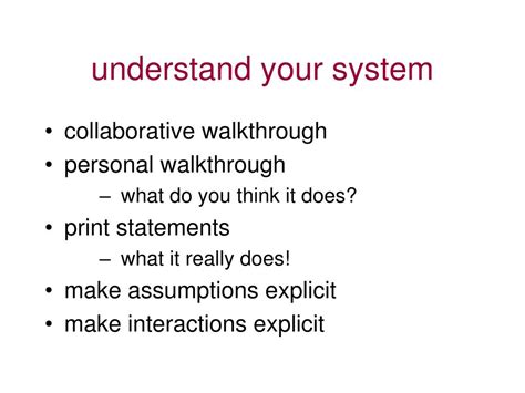 PPT Debugging Bug Finding And Bug Avoidance Part 2 PowerPoint