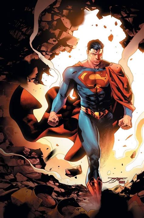 Superman Breaks Through Dc Comics Art Superman Art Superman Comic