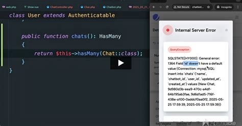 Lección 38 Crear El Modelo Chat En Laravel Relaciones Uuid Y Estructura Chatbots