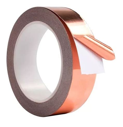 Cinta Adhesiva De Cobre 20mm X 10mt Reparacion Blindaje Emi Cuotas