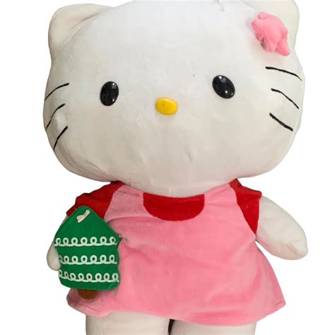 Huge Hello Kitty Christmas Plush Missing A Bow On Depop