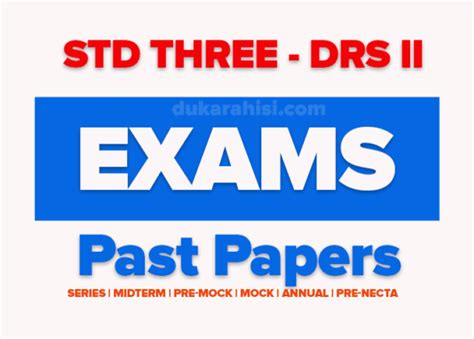 Mesp Tanzania Standard Three Monthly Exams February 2025