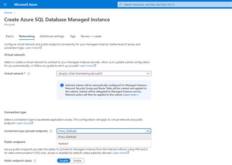 Set Up An Azure Sql Managed Instance And Connect Over A S2s Ipsec Vpn