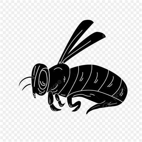Flying Bee Silhouette