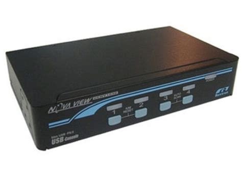 Rextron 1 4 Usbps2 Hybrid Kvm Switch With Usb Console Ports Elive Nz