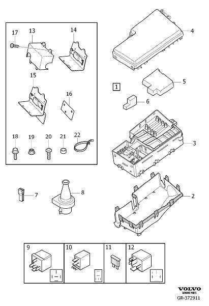 2008 Volvo S40 Fuse - 9162327 - Genuine Volvo Part