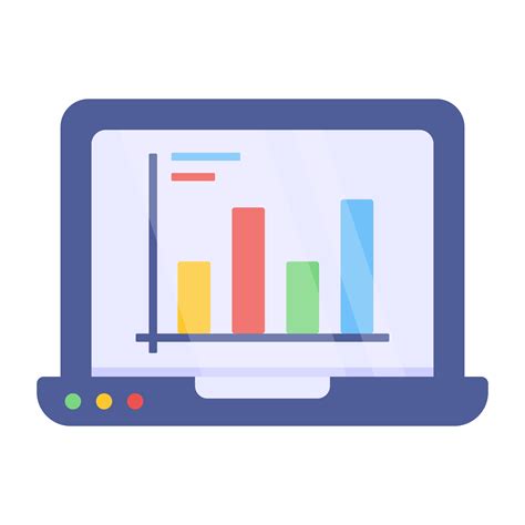 Premium Download Icon Of Online Business Analyst 9781010 Vector Art At