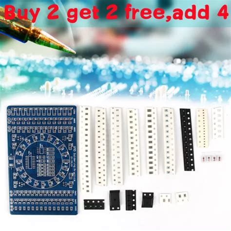 Smd Smt Soldering Practice Kit Pcb Diy Welding Electronic Component Board £3 33 Picclick Uk