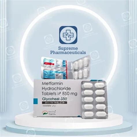 Glycoheal 850mg Generic Metformin Hcl At ₹ 27strip Metformin