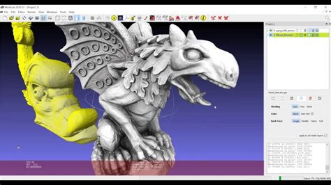 Meshlab Basics Visualization Modes 1 Youtube