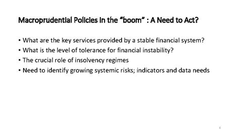 What Is Macroprudential Policy Not It Is Not