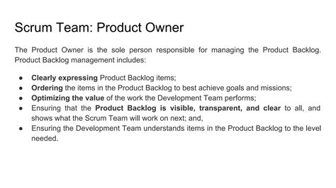 Scrum Scrum Guide Summary Ppt