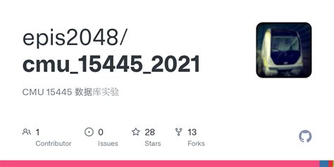 Github Epis2048cmu154452021 Cmu 15445 数据库实验