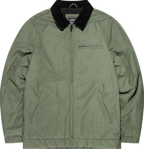 Vintage Industries Osker Jacket Olive Bol